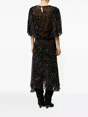 MARANT ETOILE Firda Floral Print Midi Dress