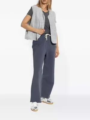 American Vintage Hoktown Logo-patch Gilet - Grey