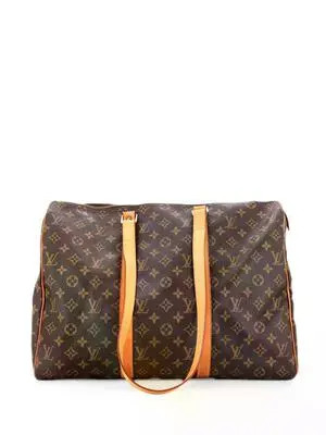 LOUIS VUITTON Flanerie Handbag Monogram Canvas 45 Travel Bag - Brown