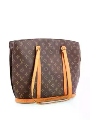 LOUIS VUITTON Monogram Canvas Babylone Tote Bag - Brown