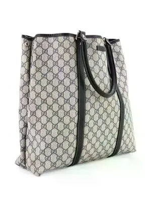 Gucci Joy Gg Coated Canvas Large Tote Bag