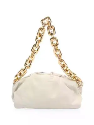 Bottega Veneta 2010s Pouch Chain Shoulder Bag - Neutrals