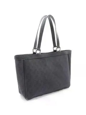 Gucci Abby Gg Canvas Tote Bag - Black