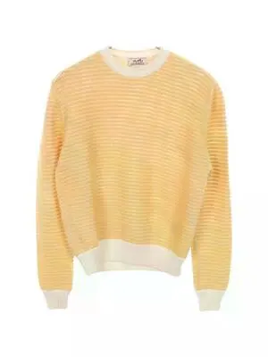 Hermès 2010s Striped Knit Sweater