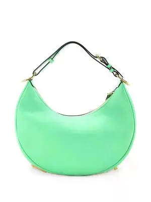 Fendi Leather Hobo Bag - Green
