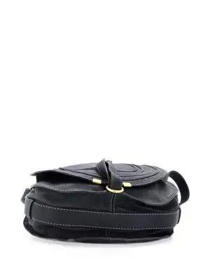 Chloé Marcie Leather Medium Crossbody Bag - Black