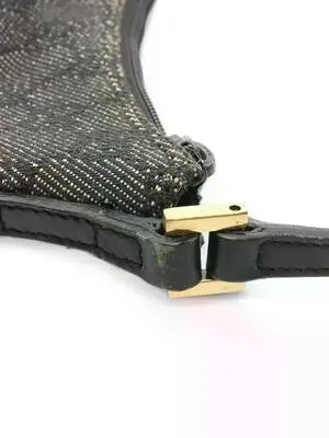 Gucci Gg Pattern Shoulder Bag - Black
