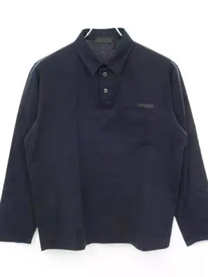 Prada 2010s Long-sleeve Polo Shirt - Blue