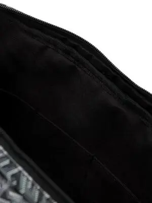 Guess Geometric-pattern Logo-patch Laptop Bag