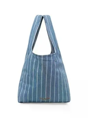 Marc O'polo Striped Tote Bag - Blue