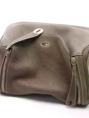 Hermès Lindy 30 Clemence Leather Shoulder Bag - Grey