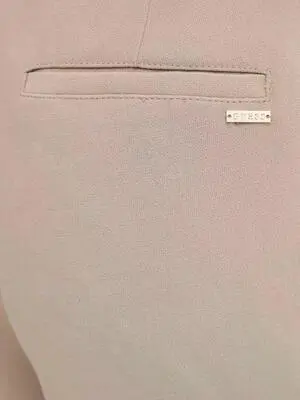 Guess Pleated Logo-plaque Trousers