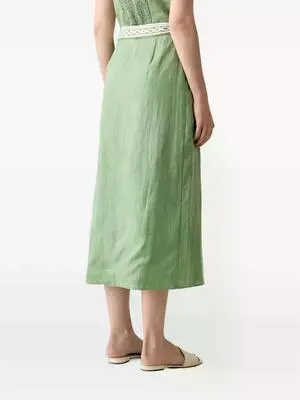 HOSS INTROPIA Renata Embroidered Midi Skirt