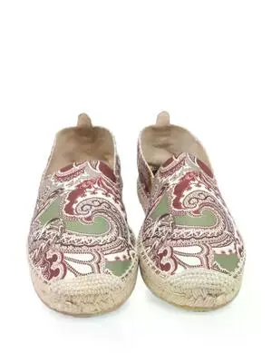 Etro Paisley Print Espadrilles - Red
