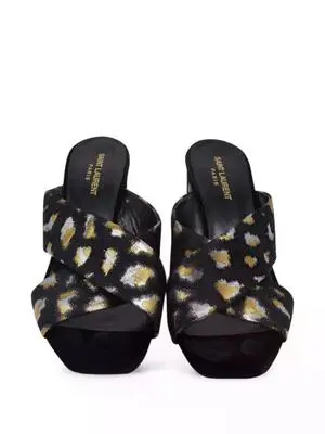 Saint Laurent Patterned Crossover Mules