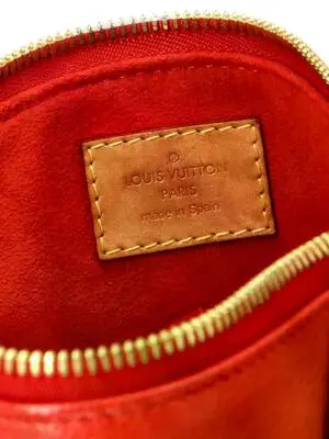 LOUIS VUITTON Monogram Canvas And Leather Bb Tote Bag - Red