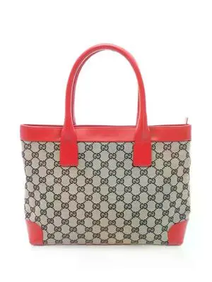 Gucci 2000s Gg Canvas Tote Bag - Neutrals