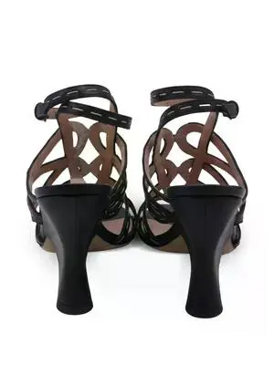Alberta Ferretti Caged Strap Sandals
