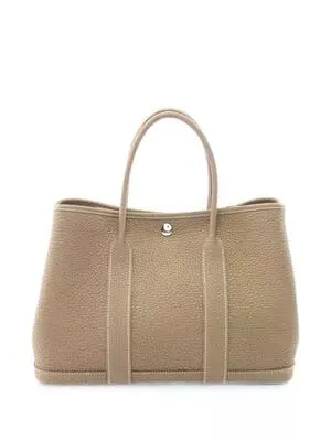 Hermès 2020s Tpm Garden Party Tote Bag - Neutrals