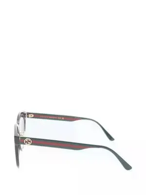 Gucci 2020s Web Stripe Round Sunglasses