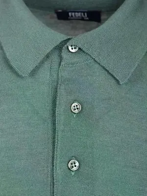 Fedeli Long-sleeve Polo Sweater