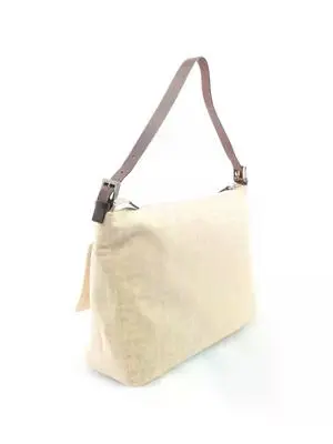 Fendi 2000s Zucca Mamma Baguette Shoulder Bag - Neutrals