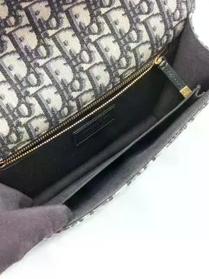 Dior 2010s 30 Montaigne Oblique Shoulder Bag - Neutrals