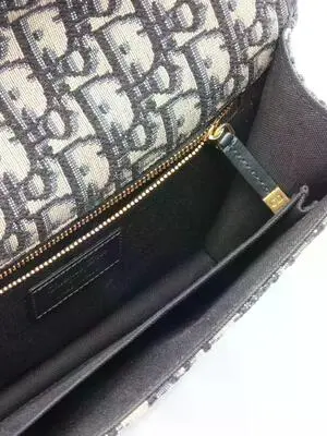 Dior 2010s 30 Montaigne Oblique Shoulder Bag - Neutrals