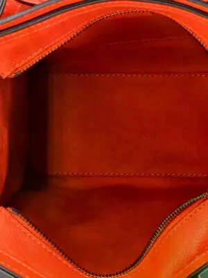 Celine Grainy Leather Luggage Nano Crossbody Bag