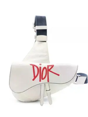 Dior Saddle Cross Body Bag - White