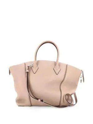 LOUIS VUITTON Soft Lockit Mm Satchel Handbag - Neutrals