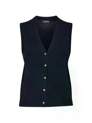 Max Mara Jewel-button V-neck Sweater