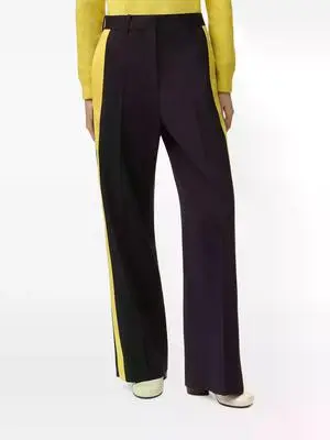 Loewe Tailored Trousers With Side Stripe - Blue