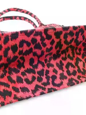 Dior Medium Book Leopard-print Tote Bag - Red