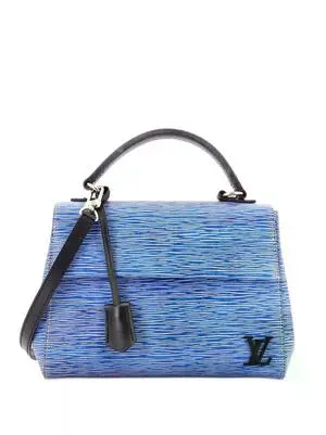 LOUIS VUITTON Epi Leather Cluny Top Handle Bag Bb Satchel - Blue