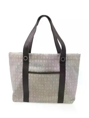 BVLGARI 2000-2010s Logo Mania Tote Bag - Neutrals