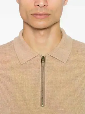 Canali Half-zip Polo Shirt