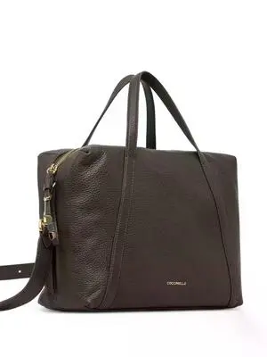 COCCINELLE Grained Leather Tote Bag