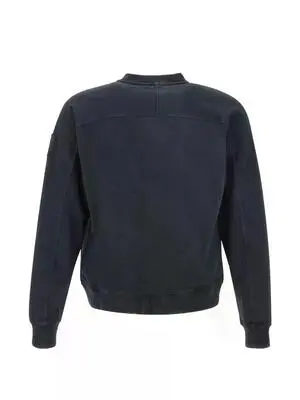 BLAUER. Chest-pocket Raglan-sleeve Sweater