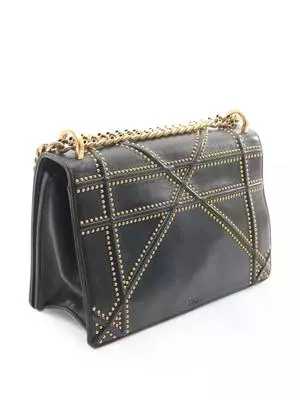Dior 2000s Diorama Studded Shoulder Bag