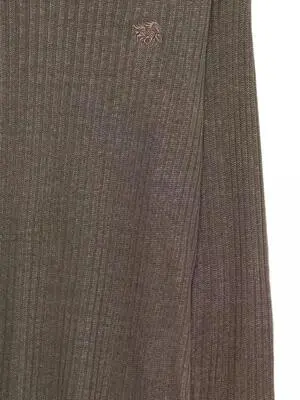 RANRA Ribbed Embroidered-logo Sweater