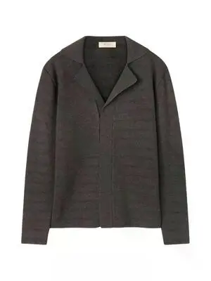 RETORI Merino-wool Knit Jacket - Grey