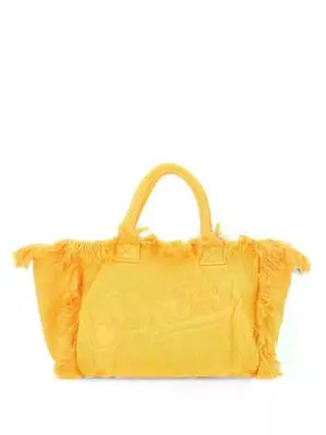 MC2 SAINT BARTH Vanity Terry Fringed Large Tote Bag - Yellow