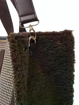 Liu Jo Large Check Fabric Tote Bag