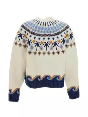 Alanui Jacquard-knit Sweater