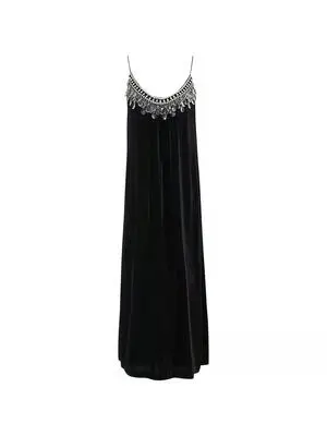 Zimmermann Crystal-embellished Velvet Midi Dress