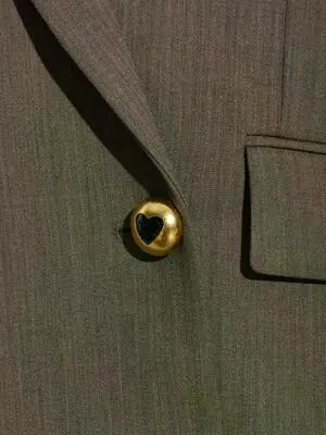 Moschino Double-breasted Heart-button Blazer
