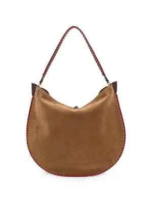 Isabel Marant Étoile Oskan Whipstitch Shoulder Bag - Brown