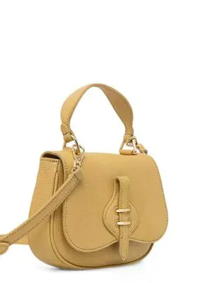 COCCINELLE Grainy Leather Shoulder Bag - Yellow