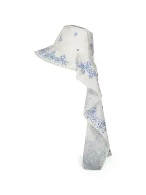 Cédric Charlier Paisley-print Hat